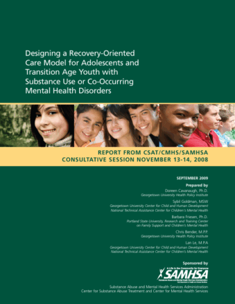 Designing a Recovery-Oriented Care Model for Adolescents and Transition ...